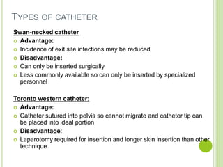 Peritoneal Dialysis Catheter Types