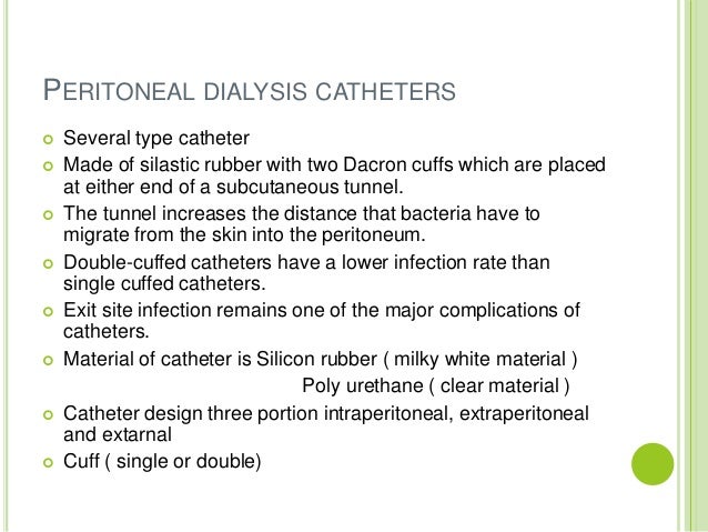Peritoneal Dialysis Catheter Types Wholesale Universal Peritoneal