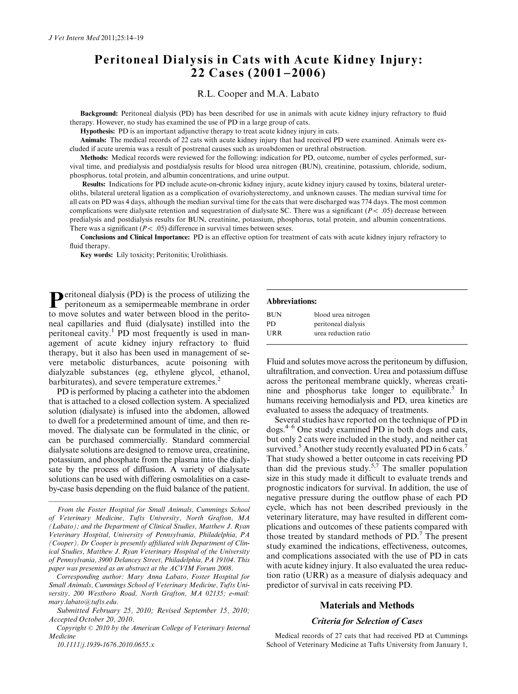 Peritoneal Dialysis in Cats with Acute Kidney Injury.pdf