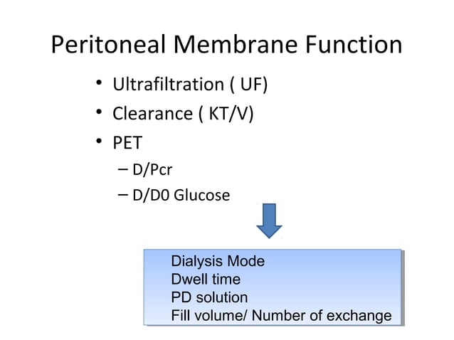 Peritoneal dialysis in children | PPT