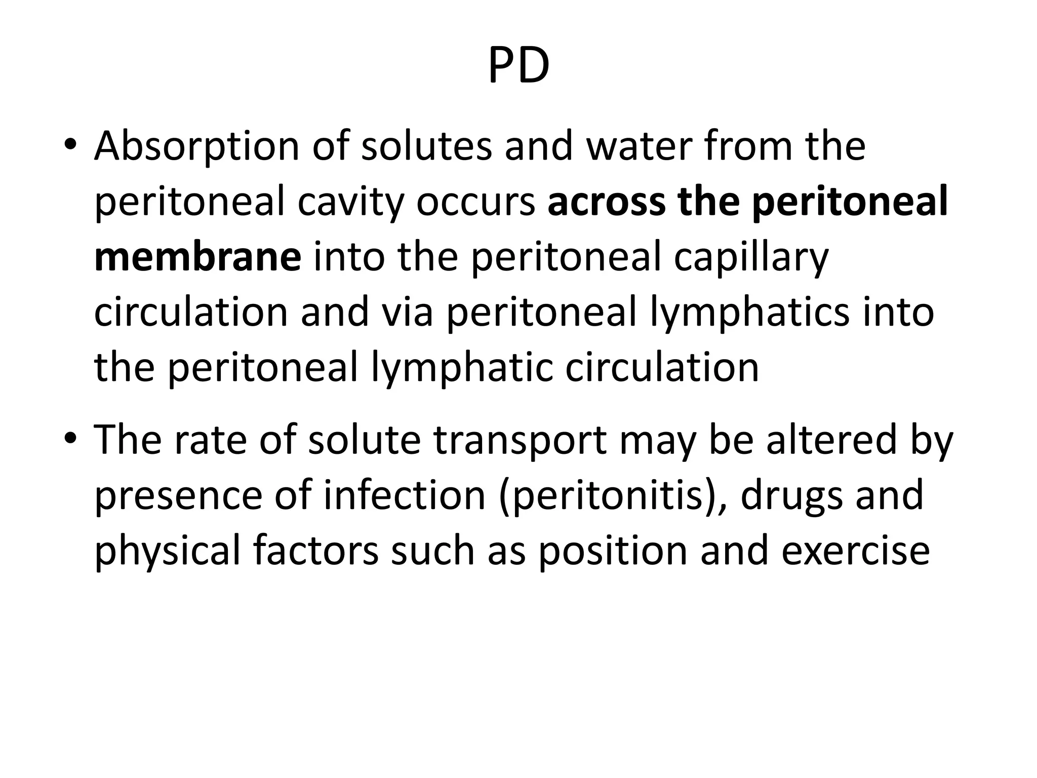 Peritoneal dialysis by Dr. Basil Tumaini | PPTX
