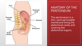 NURSING MANAGEMENT OF PERITONEAL DIAYLSIS | PPTX