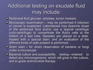 Peritoneal examination | PPT