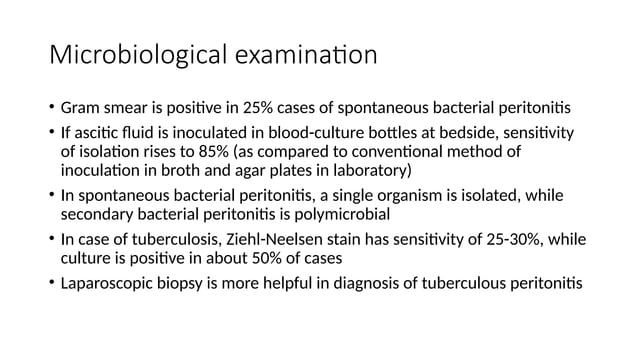 Peritoneal fluid analysis laboratory interpretation.pptx