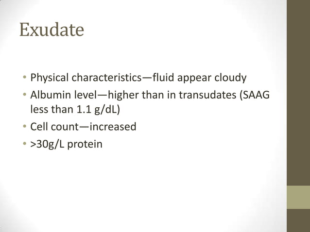 Peritoneal Fluid Analysis | PPTX