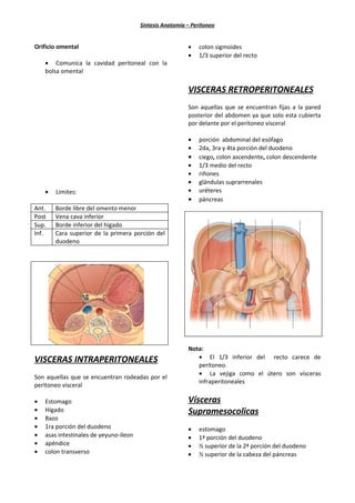 Peritoneo | PDF