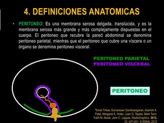 Peritoneo anatomia rm | PPTX