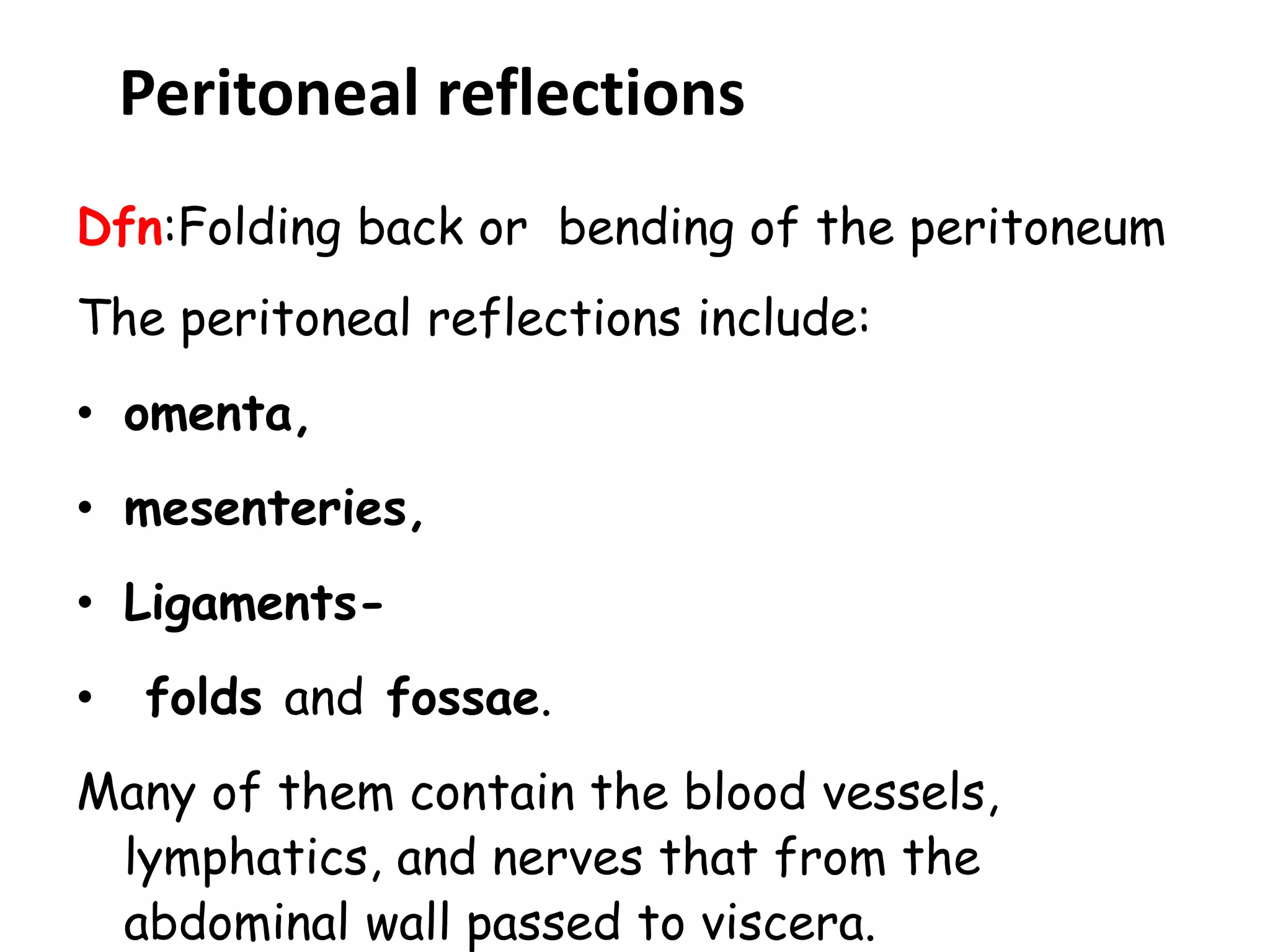Peritoneum | PPTX