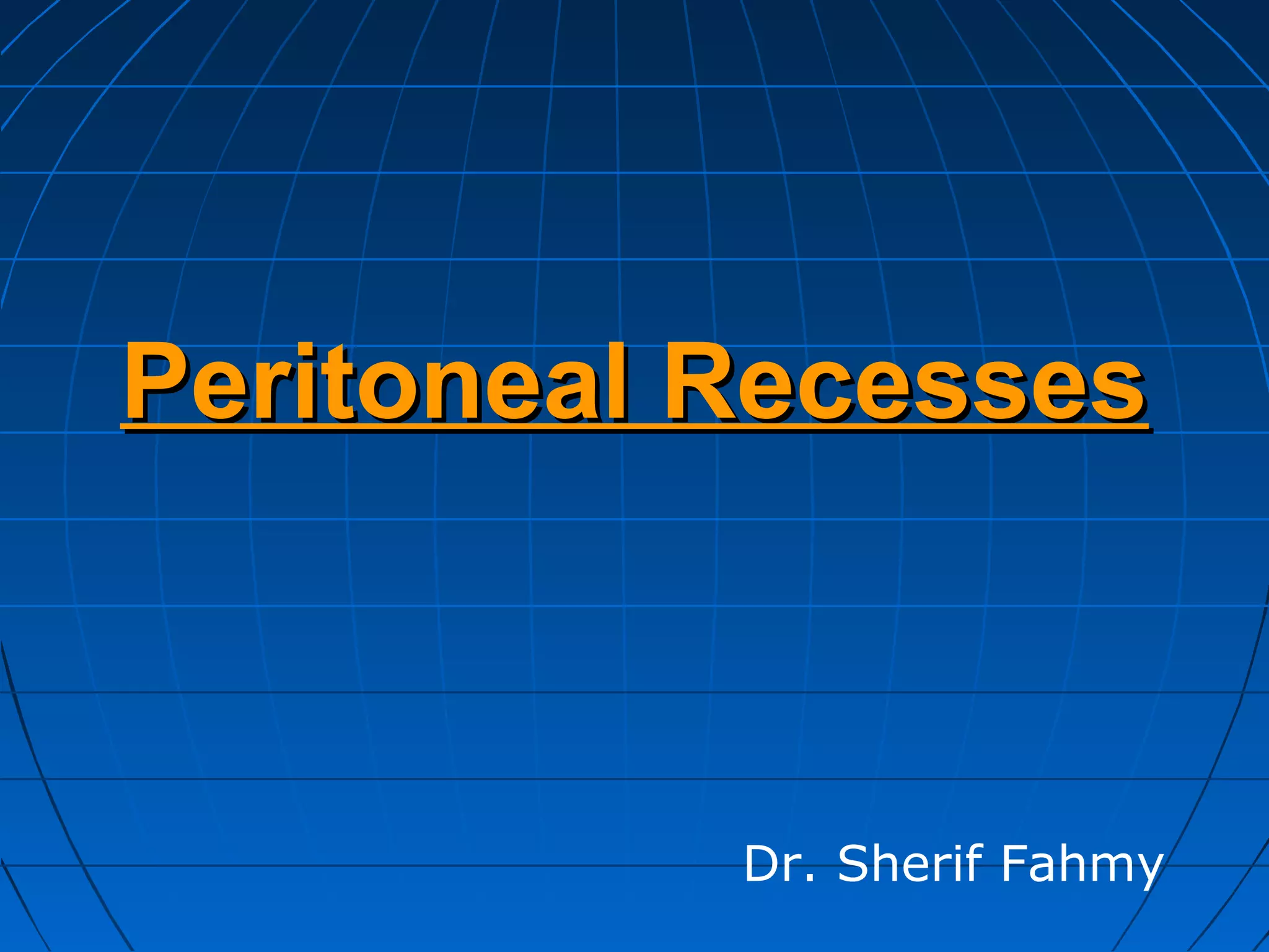 The Peritoneum (Anatomy of the Abdomen) | PPS