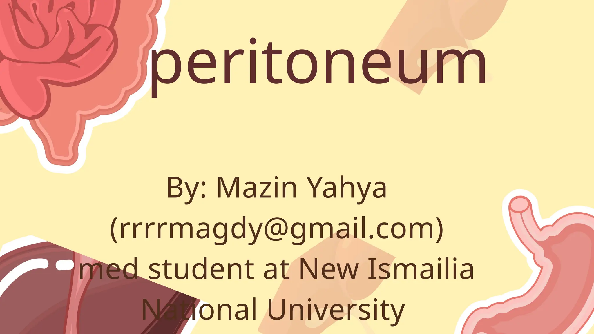 Comprehensive Overview of the Peritoneum: Anatomy, Reflections, and ...