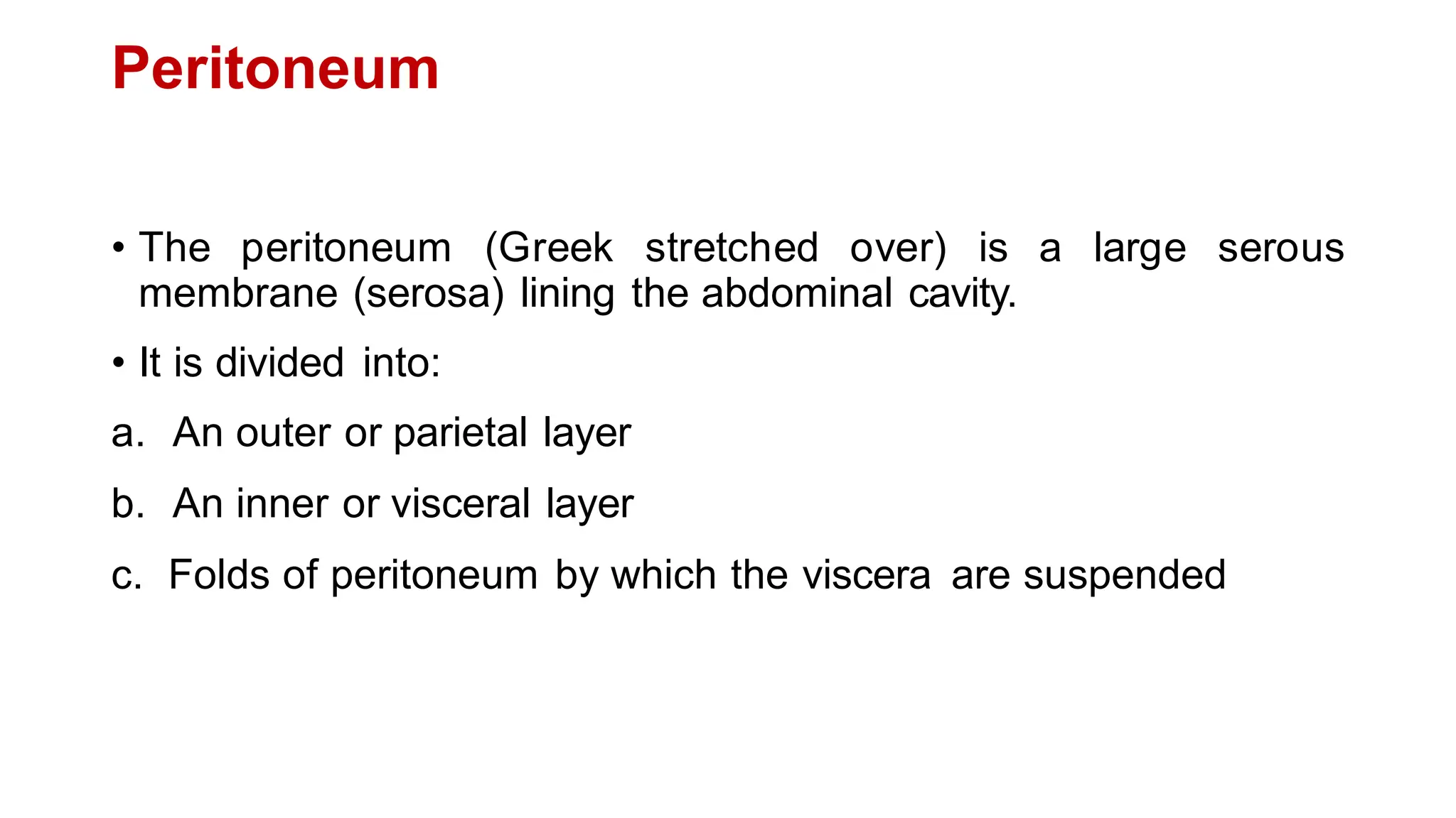 Peritoneum_structure and function_ Anatomy | PPTX