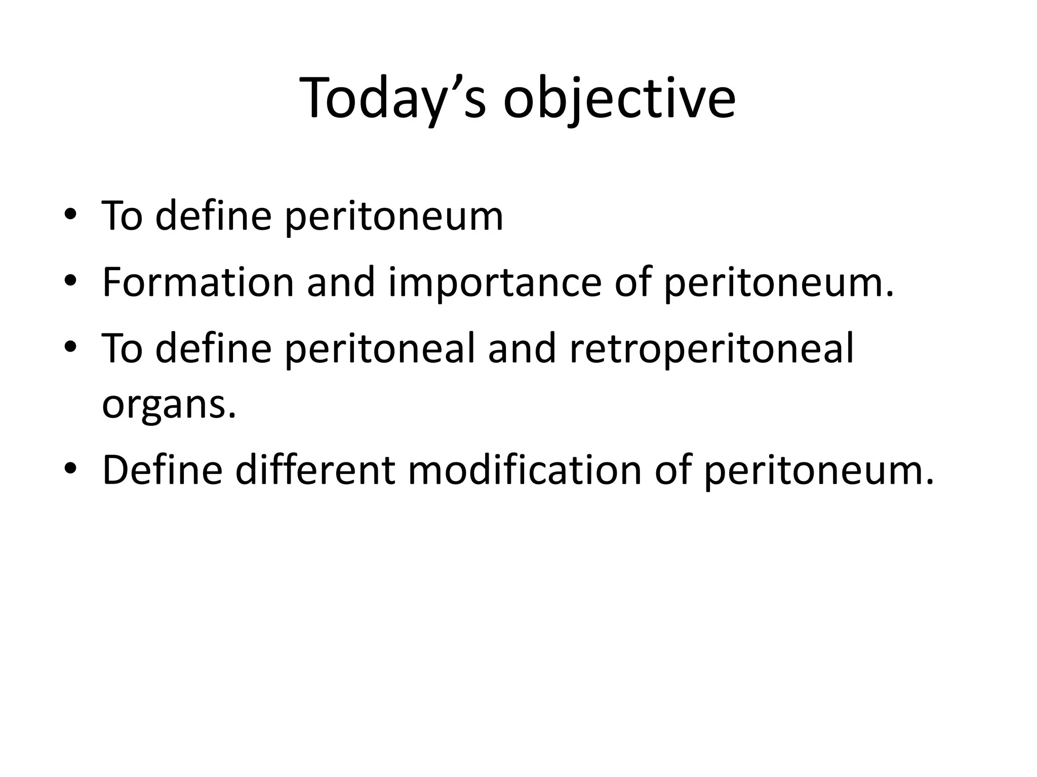 Peritoneum i | PPTX