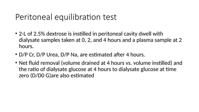 PERITONEUM STRUCTURE AND FUNCTION IN PERITONEAL DIALYSIS | PPTX