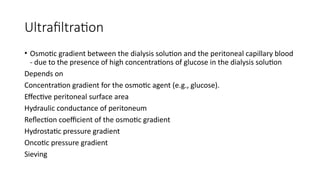 PERITONEUM - role in peritoneal dialysis | PPTX