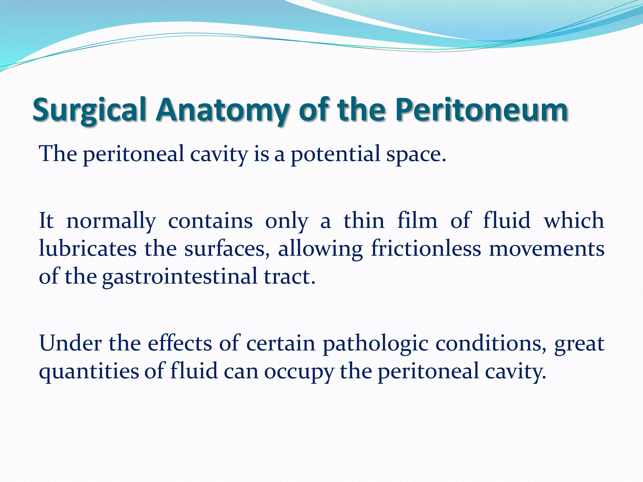 Peritoneum, mesenetry and retroperitoneal tumors | PPTX
