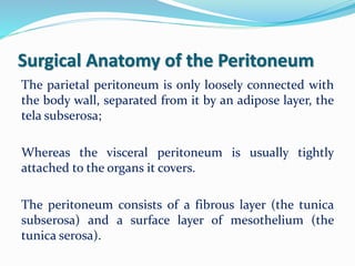 Peritoneum, mesenetry and retroperitoneal tumors | PPTX