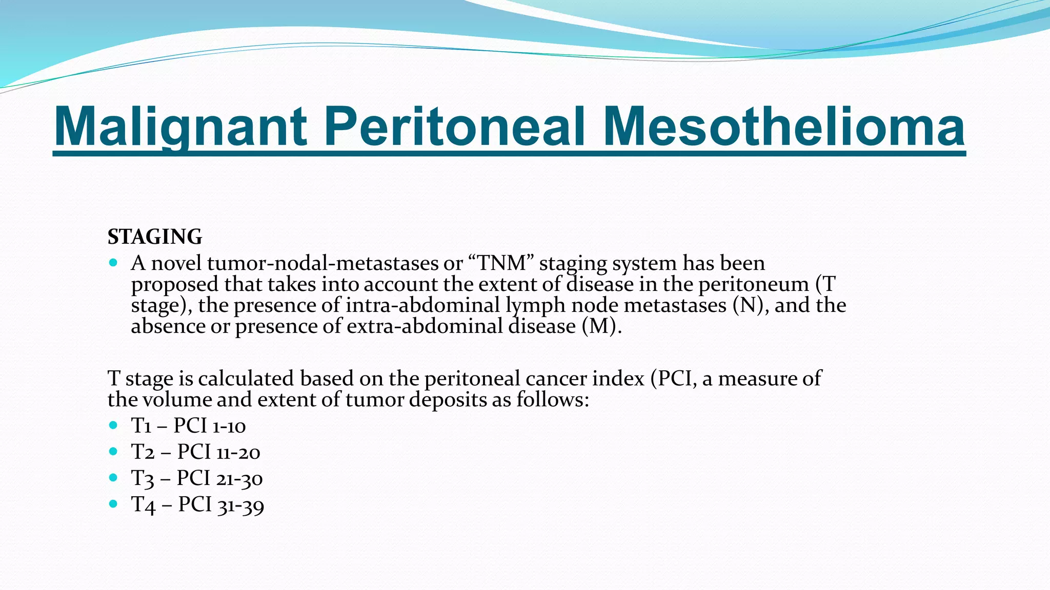 Peritoneum, mesenetry and retroperitoneal tumors 2 | PPTX