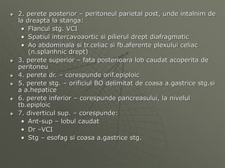 peritoneu Omentul mic, omentul mare si bursa omentala.ppt