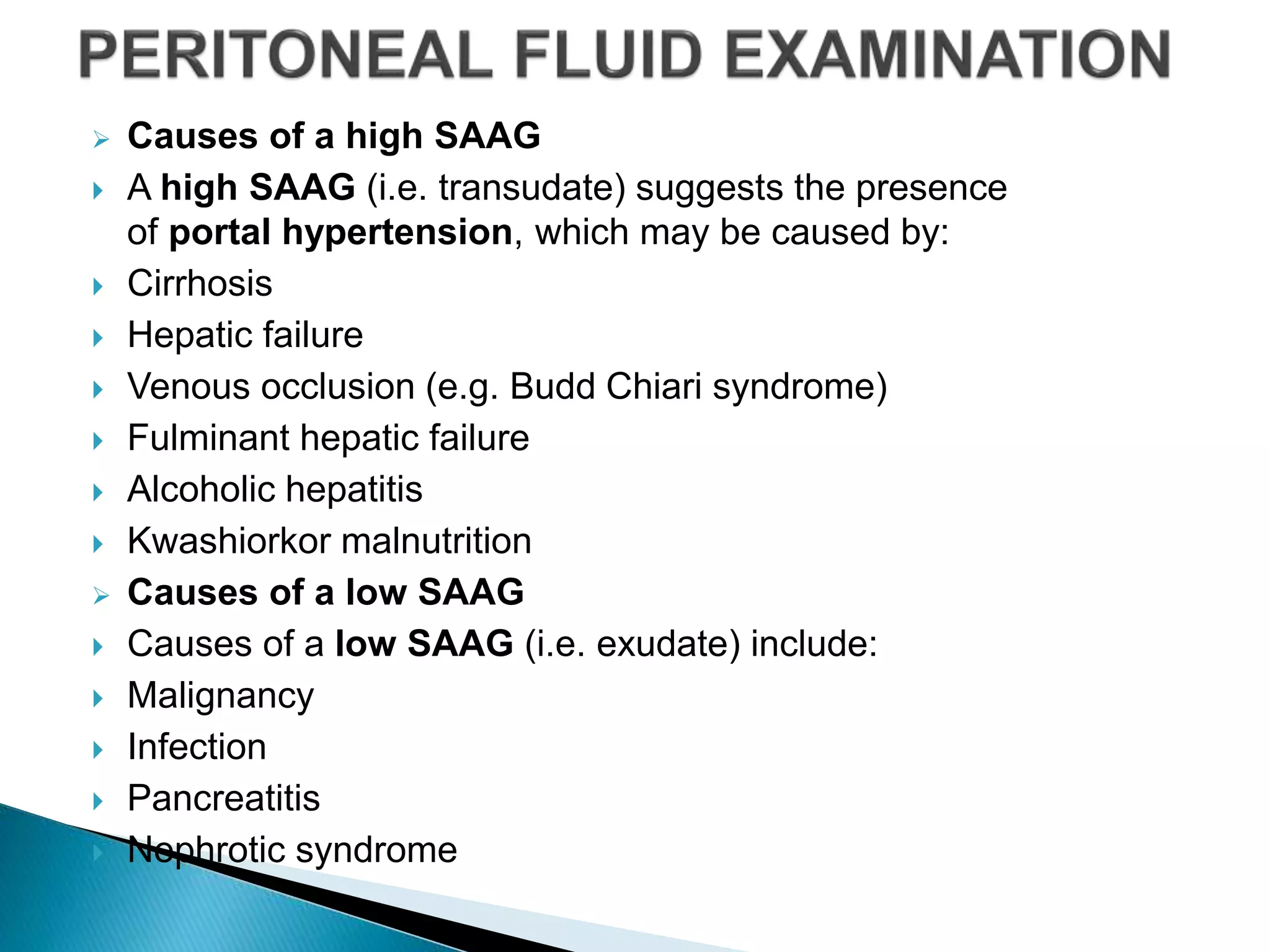 Peritonial fluid | PPTX