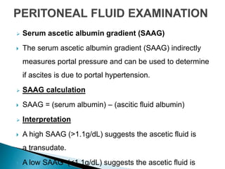 Peritonial fluid | PPTX