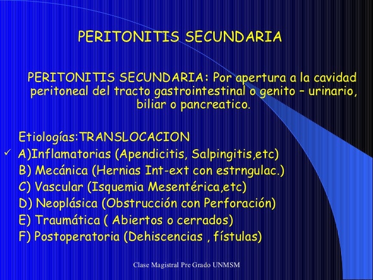 PERITONITIS