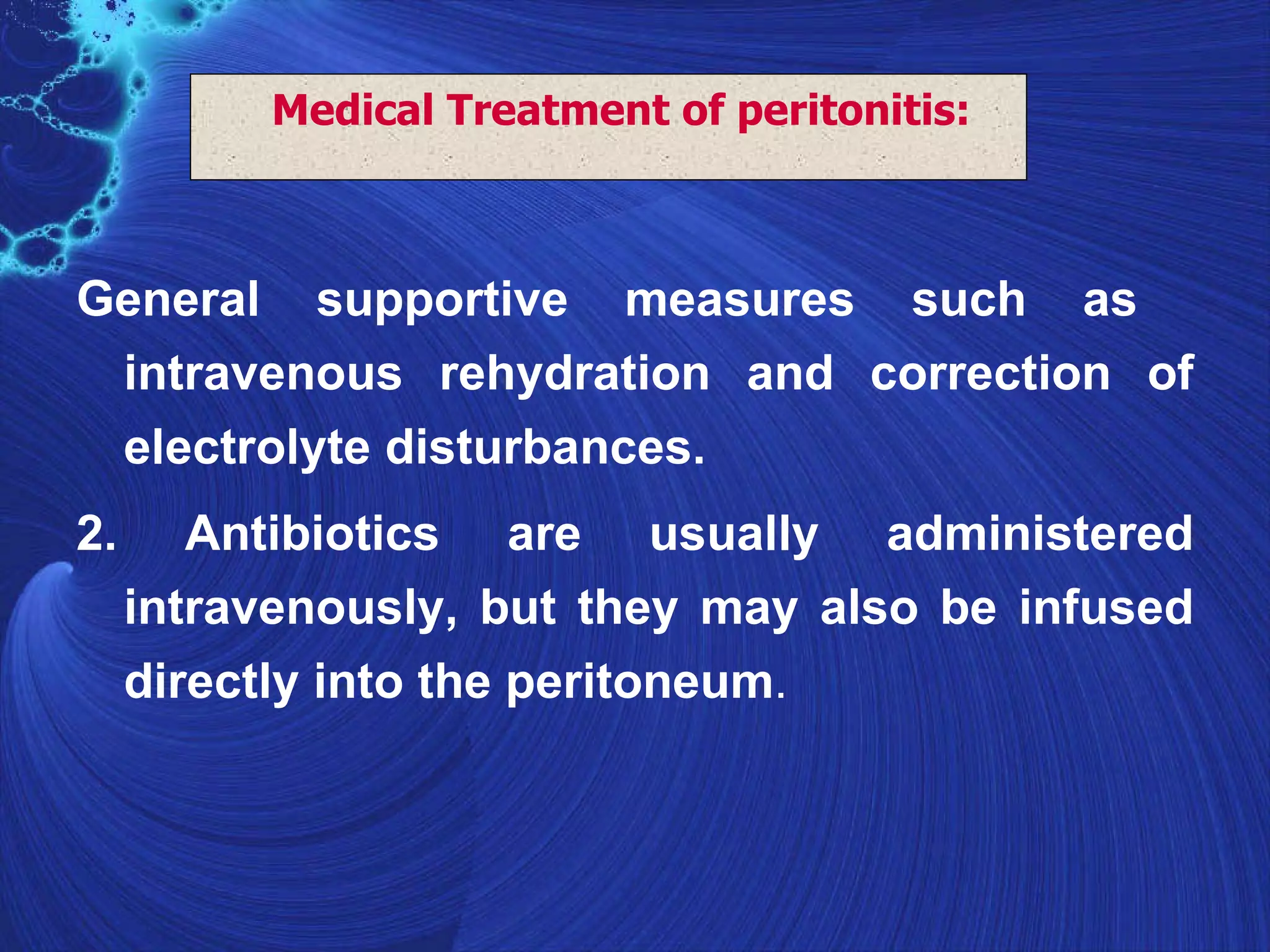 Peritonitis | PPT