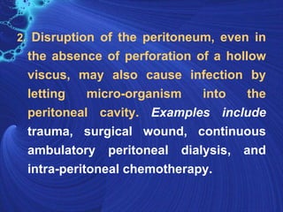 Peritonitis | PPT