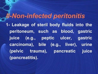 Peritonitis | PPT