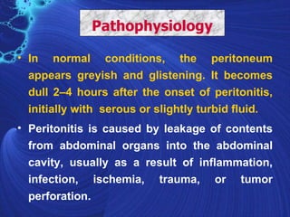 Peritonitis | PPT