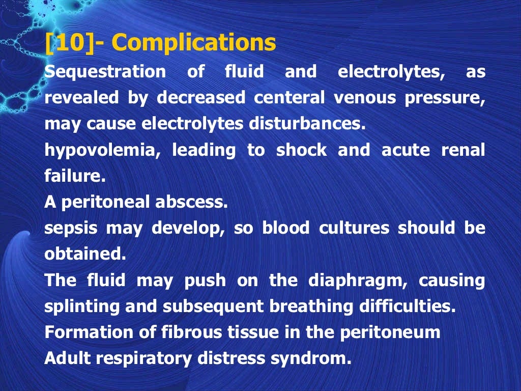 Peritonitis Causes Symptoms Treatment Peritonitis