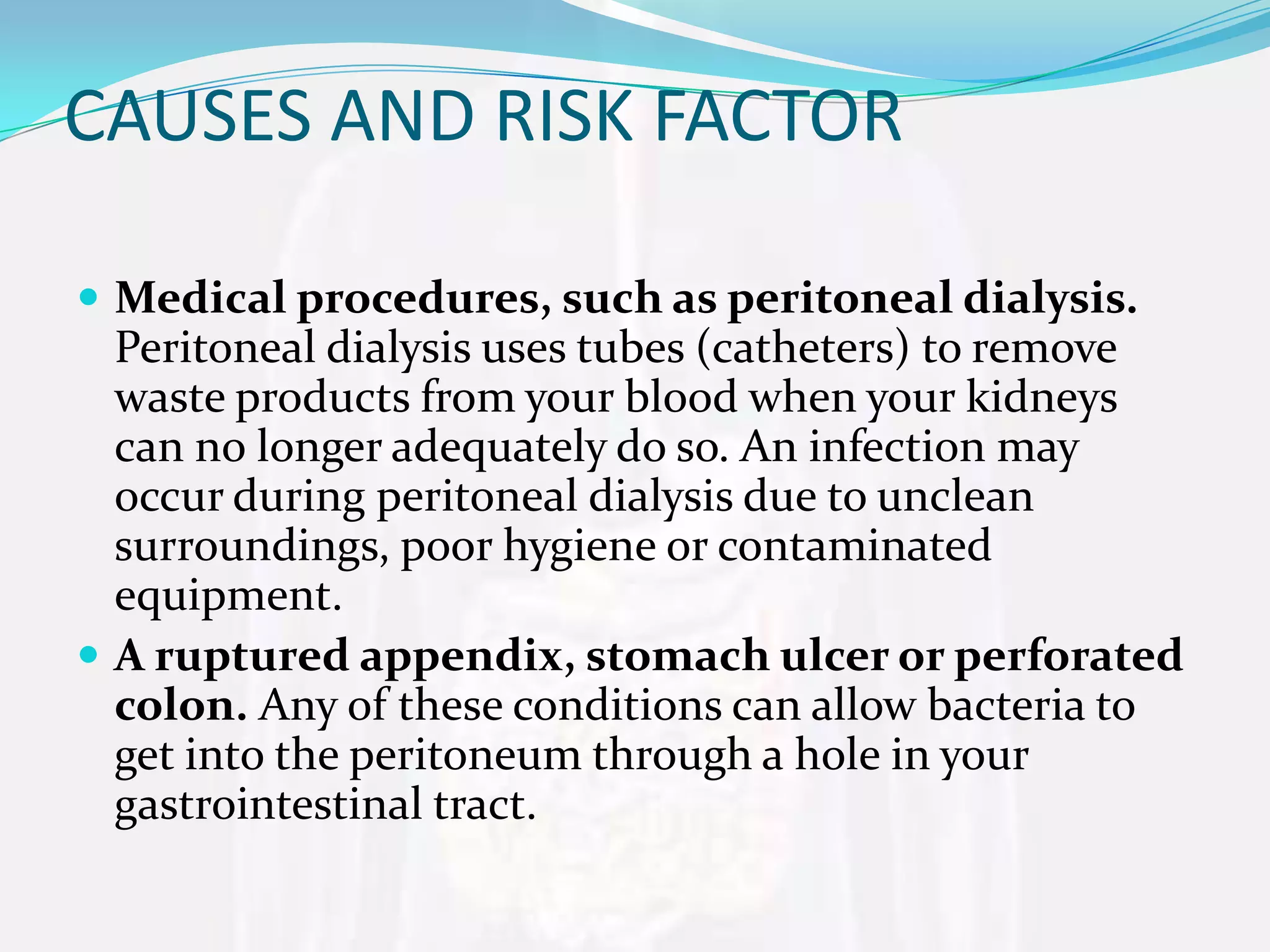 Peritonitis | PPTX