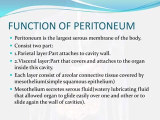 Peritonitis | PPT