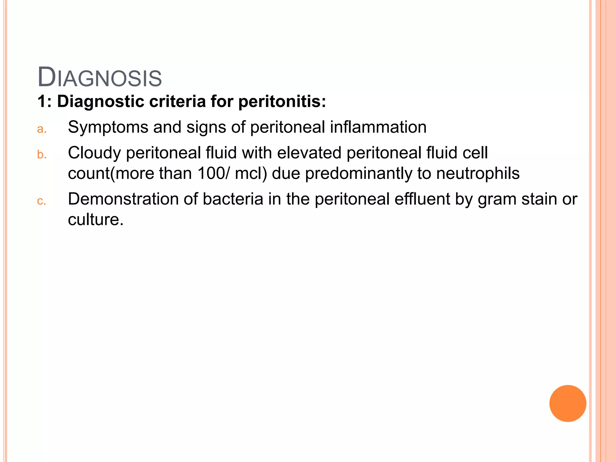 Peritonitis | PPTX