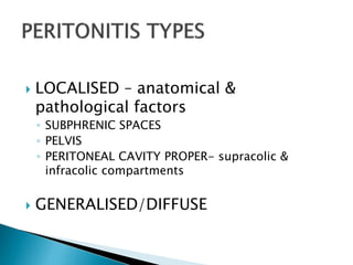 Peritonitis | PPTX