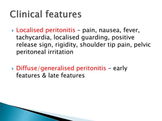 Peritonitis | PPTX