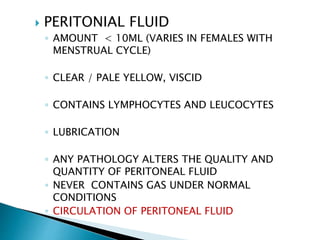 Peritonitis | PPTX