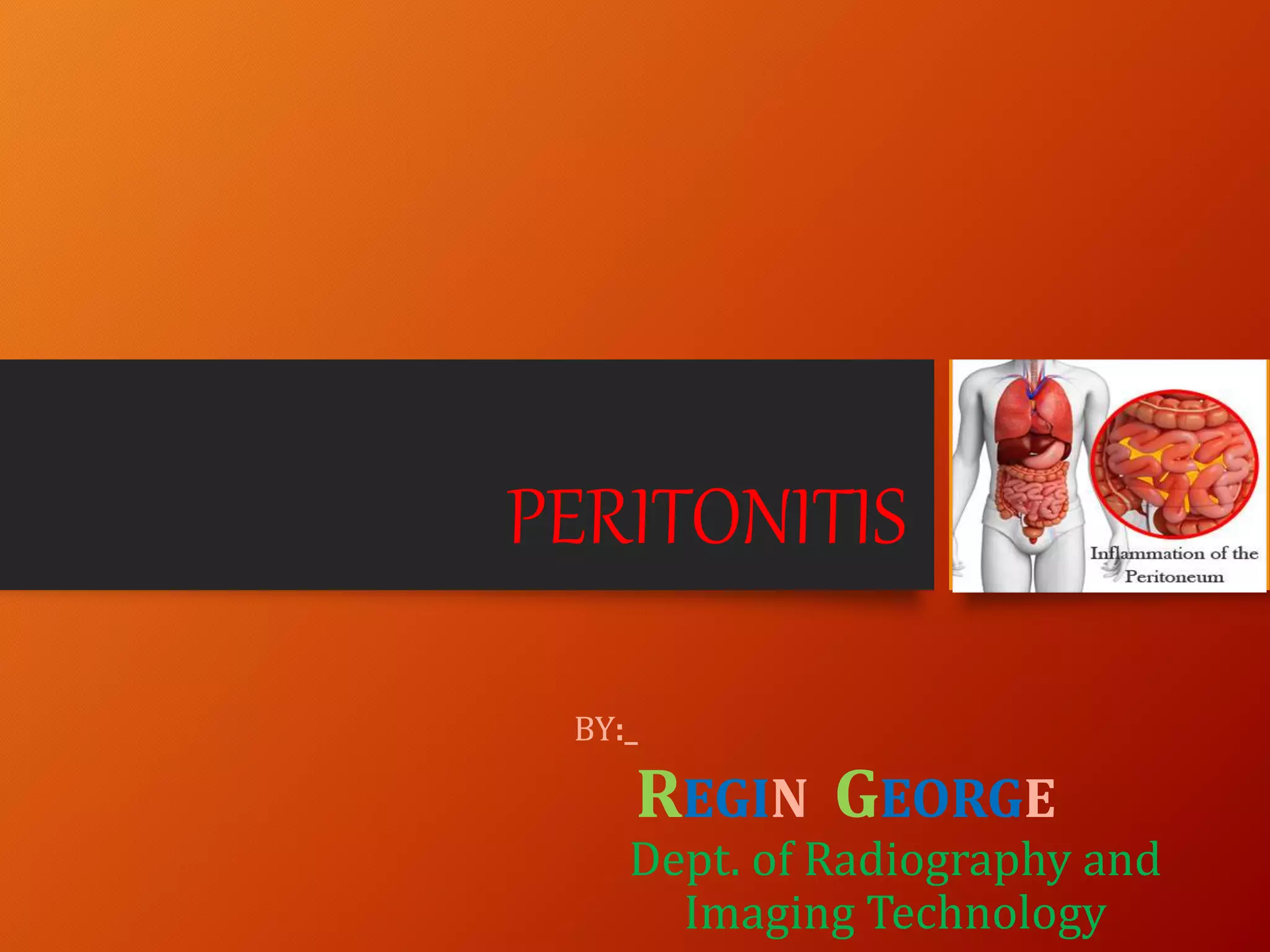 Peritonitis | PPT