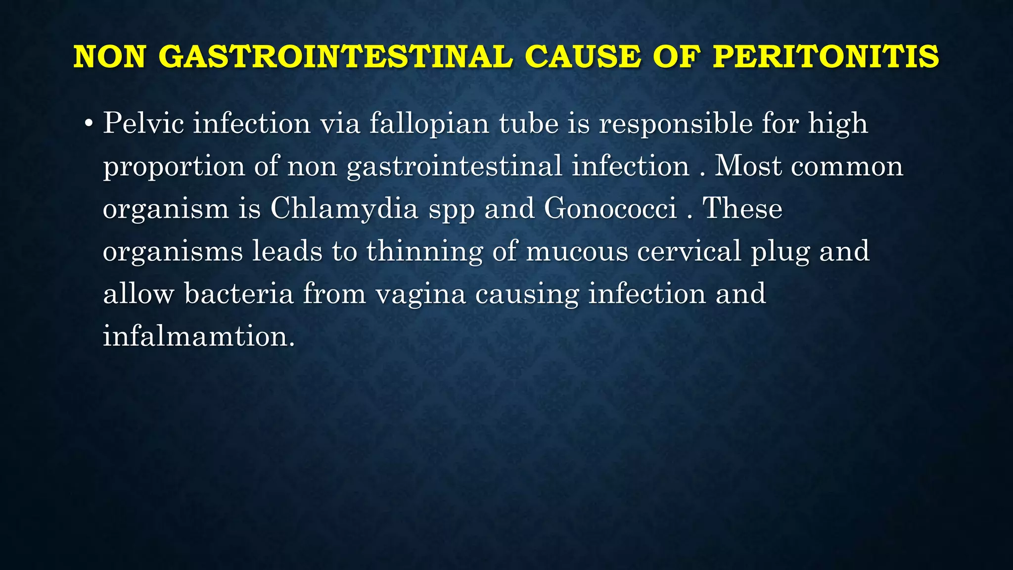 Peritonitis | PPTX