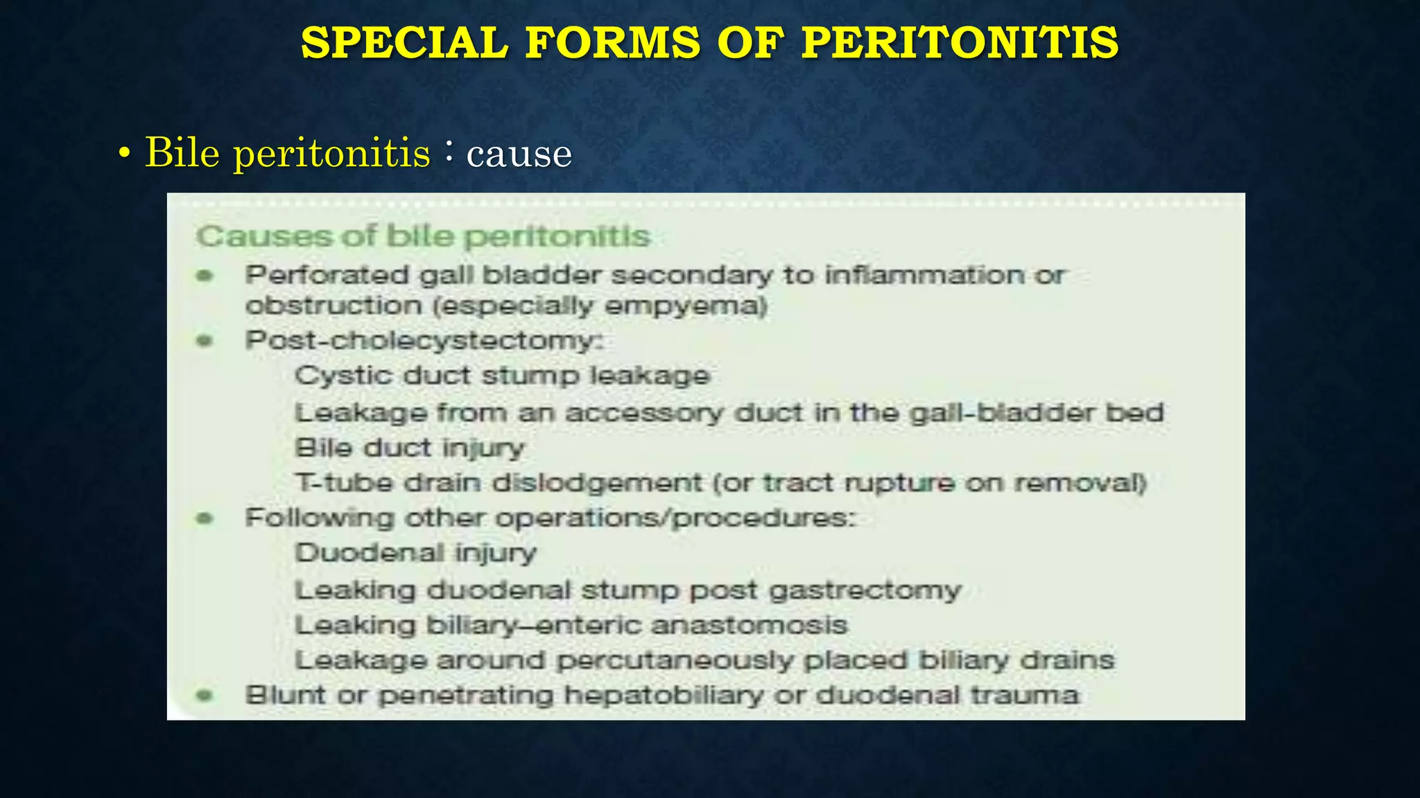 Peritonitis | PPTX