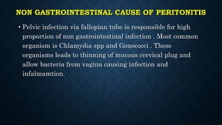 Peritonitis | PPTX