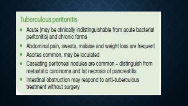 Peritonitis | PPTX | Digestive Disorders | Diseases and Conditions