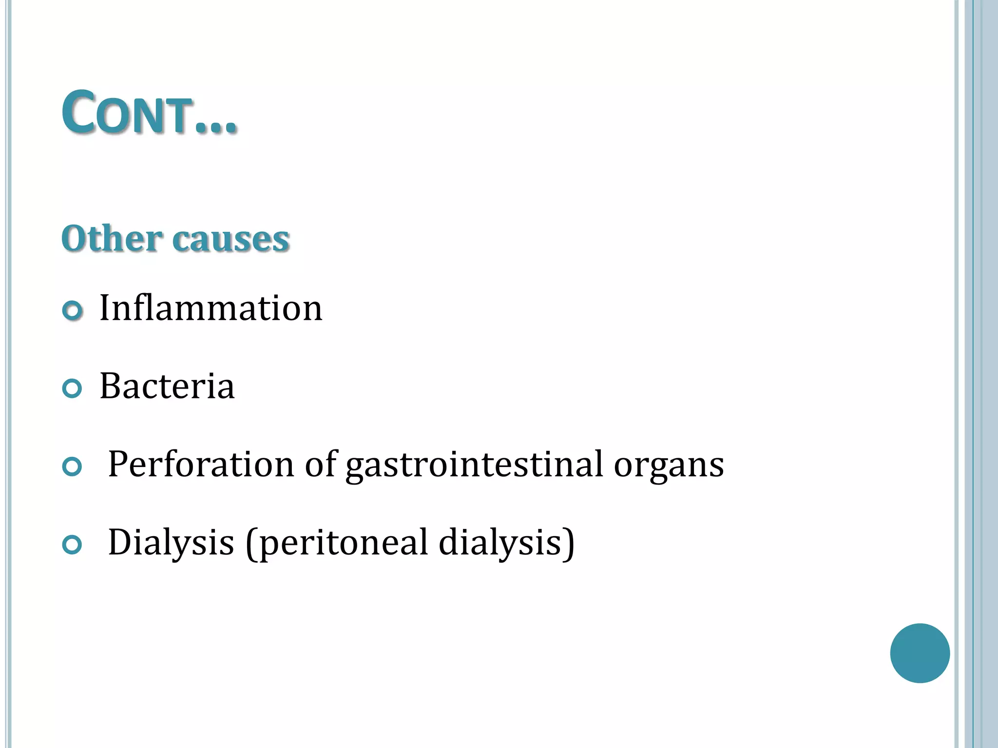 Peritonitis | PPTX