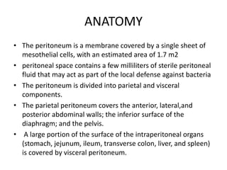 Peritonitis | PPT
