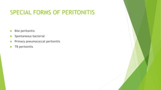 Peritonitis | PPTX