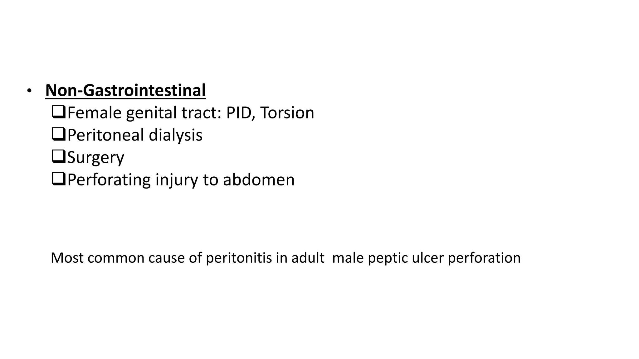 Peritonitis | PPTX