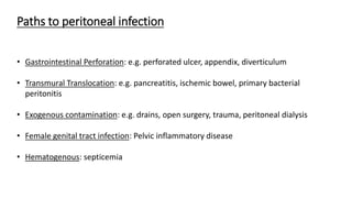 Peritonitis | PPTX