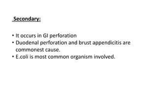 Peritonitis | PPTX