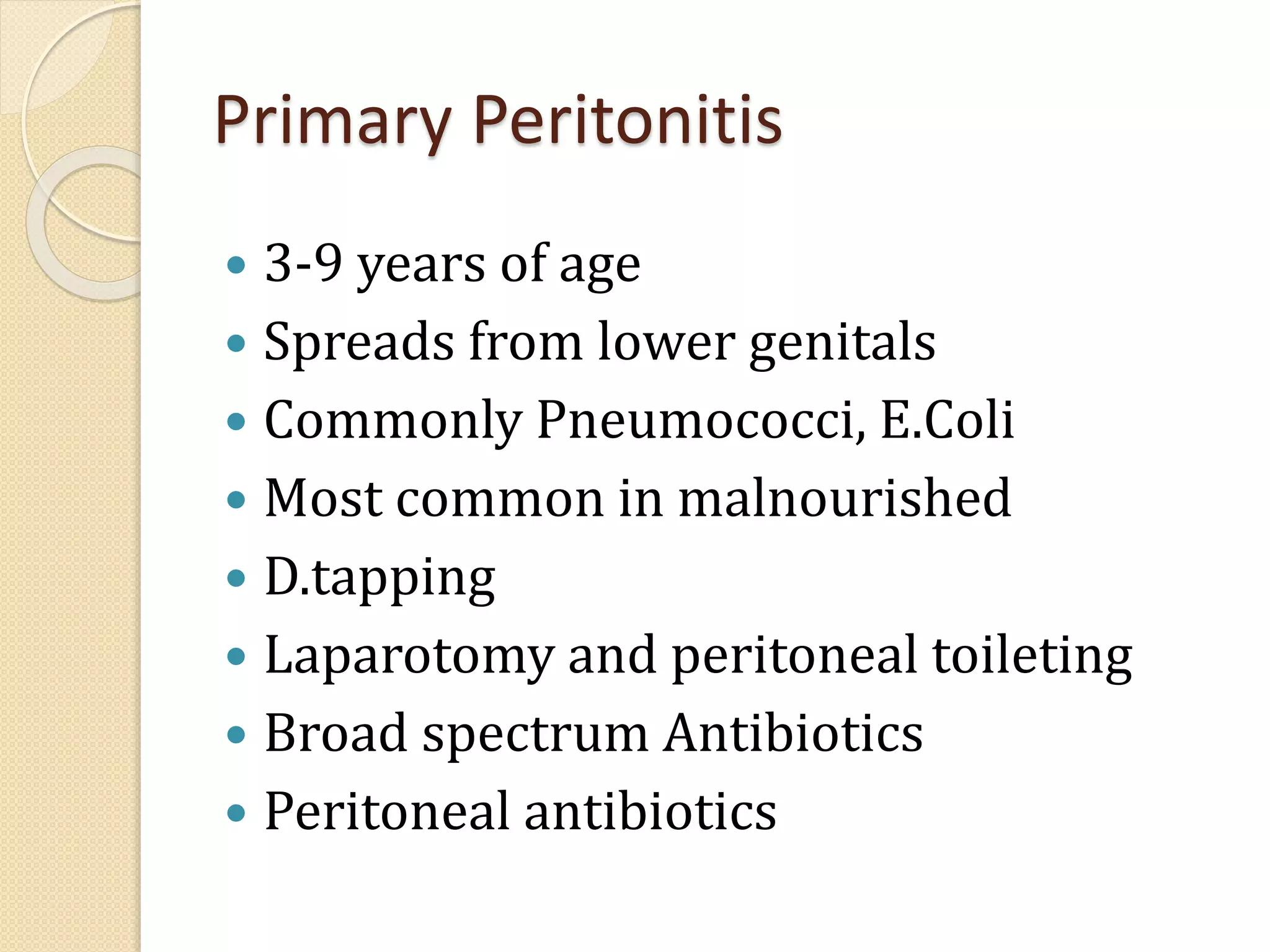 Peritonitis | PPTX