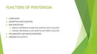 Peritonitis | PPTX