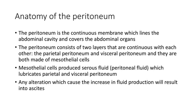 PERITONITIS.pptx | Digestive Disorders | Diseases and Conditions